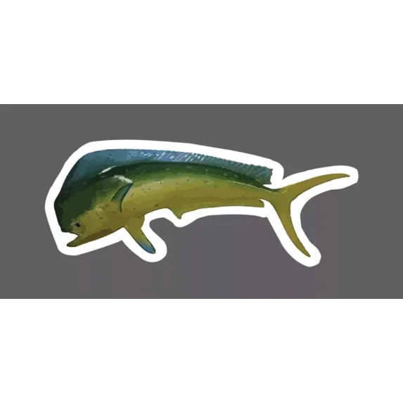 Mahi Mahi Sticker Dolphin Fish Waterproof Sticker Phone Decal Water ...