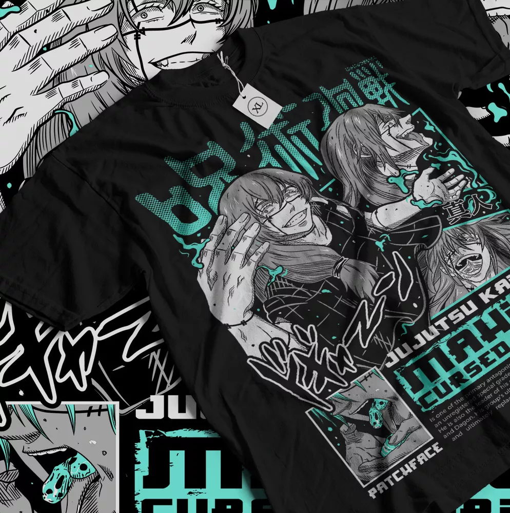 Mahito T-Shirt Jujutsu Kaisen Fushiguro Toji Horror Anime Gifts Shirt ...