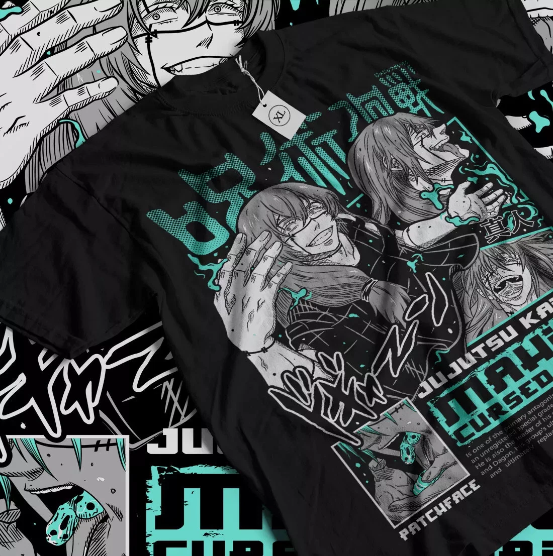 Mahito T-shirt Jujutsu Kaisen Fushiguro Toji Horror Anime Gifts Shirt ...