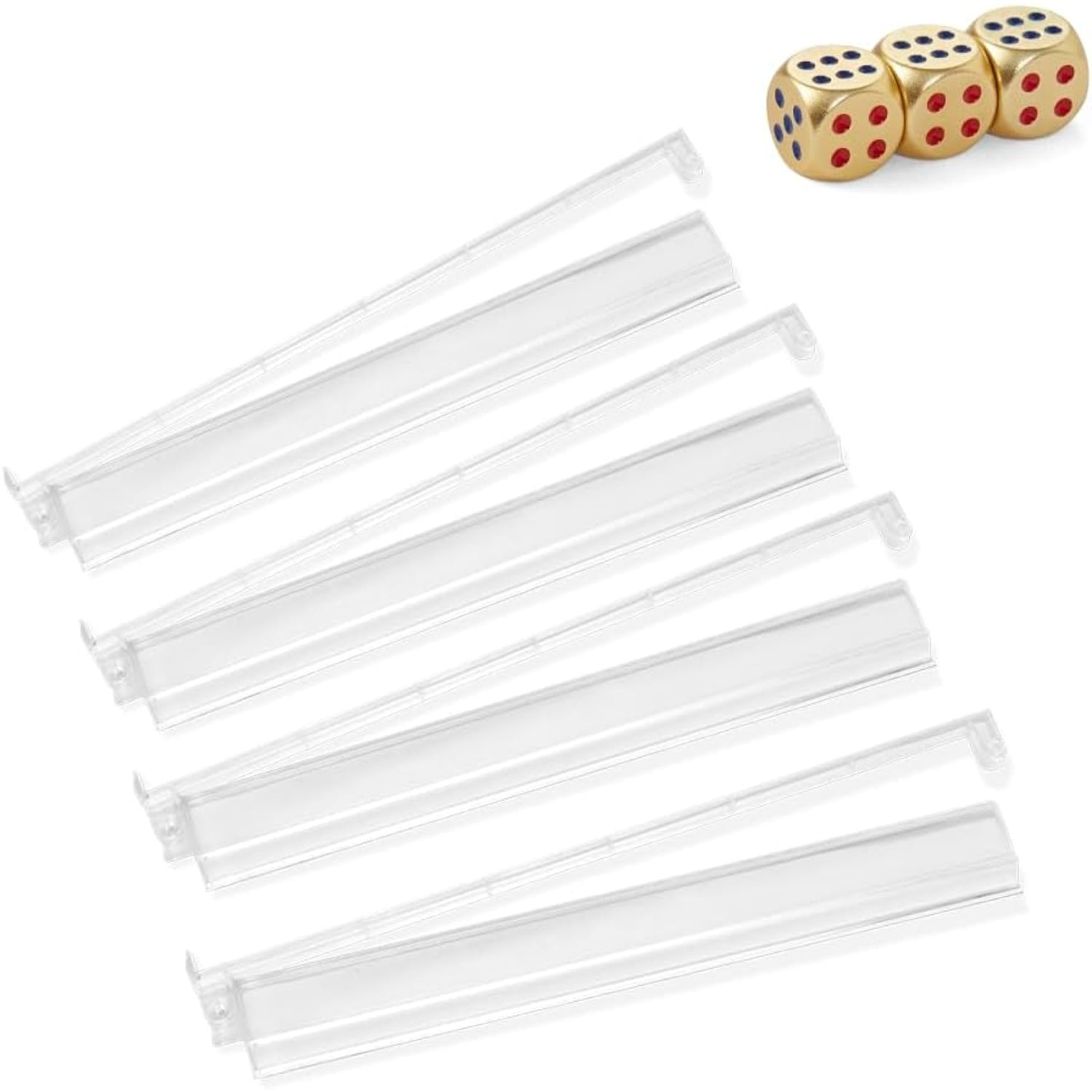 Mahjong All-in-One Tile Rack & Pusher, Clear Acrylic Mahjong Combo ...