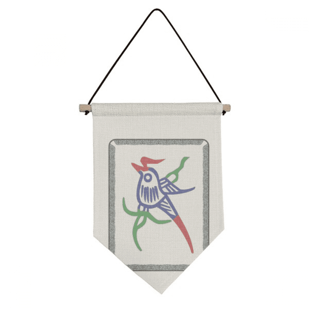 Mahjong Bar 1 Tiles Pattern Canvas Flag Hanging Wall Art Decor Banner ...