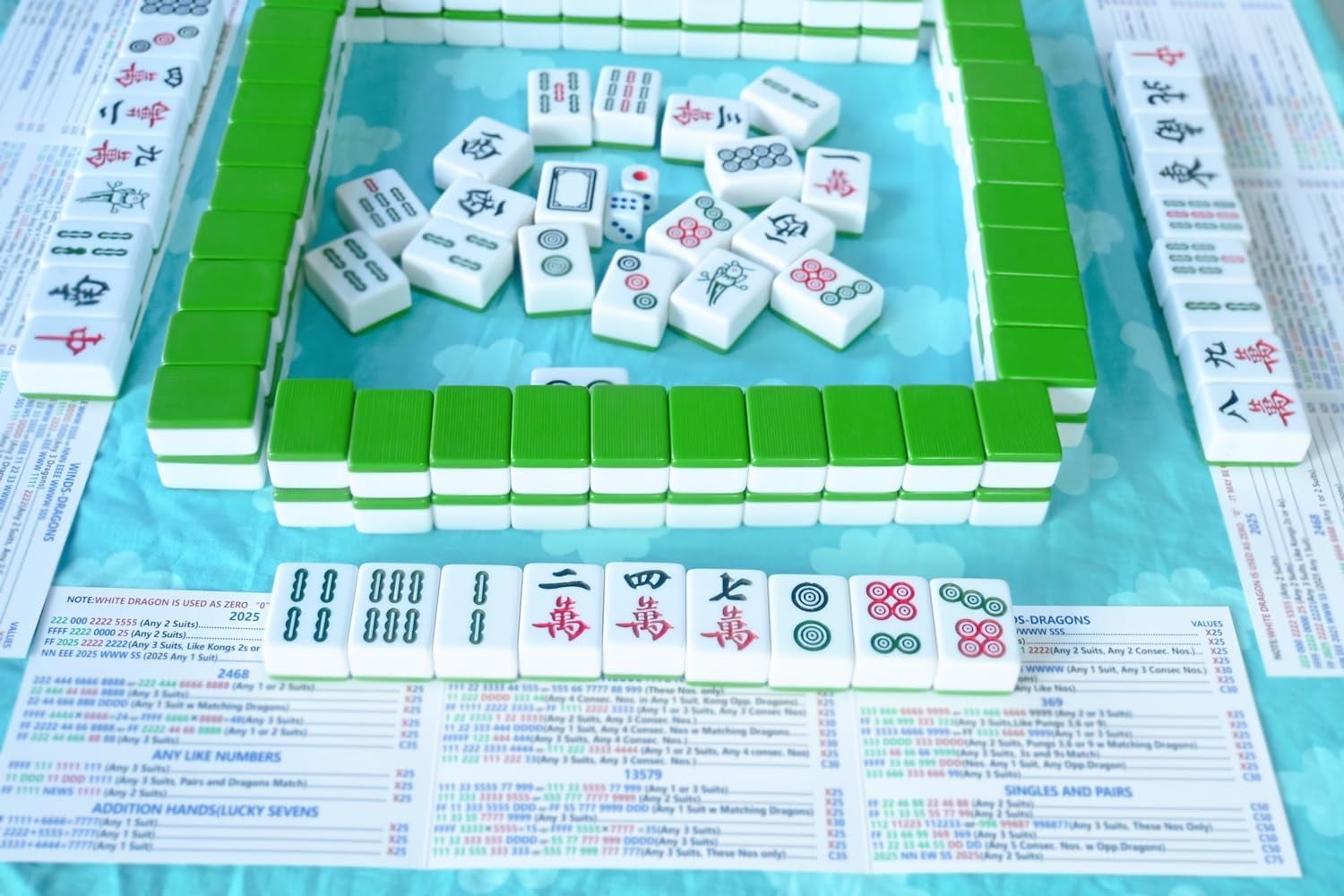 Mahjong Cards 2025 – Large Size Official Mahjong Cards Set with ...