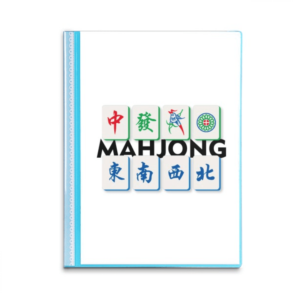 Mahjong Face Rich Pheasant Book Sheet Protectors Portfolio Binder ...