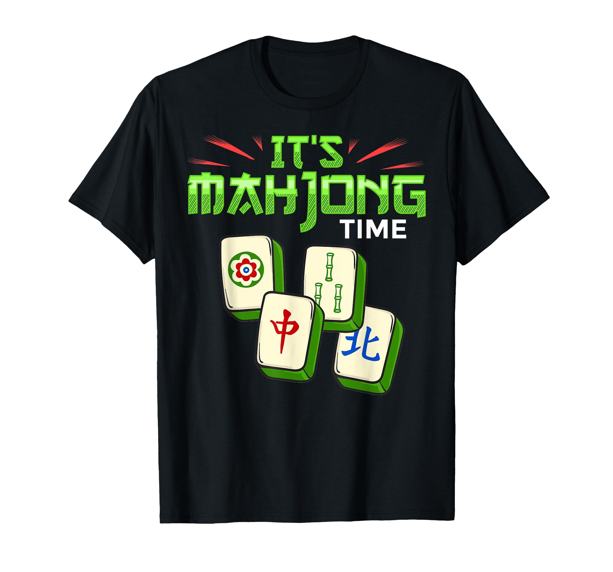 Mahjong Game Mah Jongg Online Player Tile T-Shirt - Walmart.com