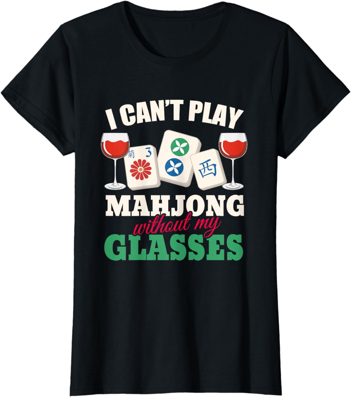 Mahjong Lover Funny Mahjong Player T-Shirt - Walmart.com