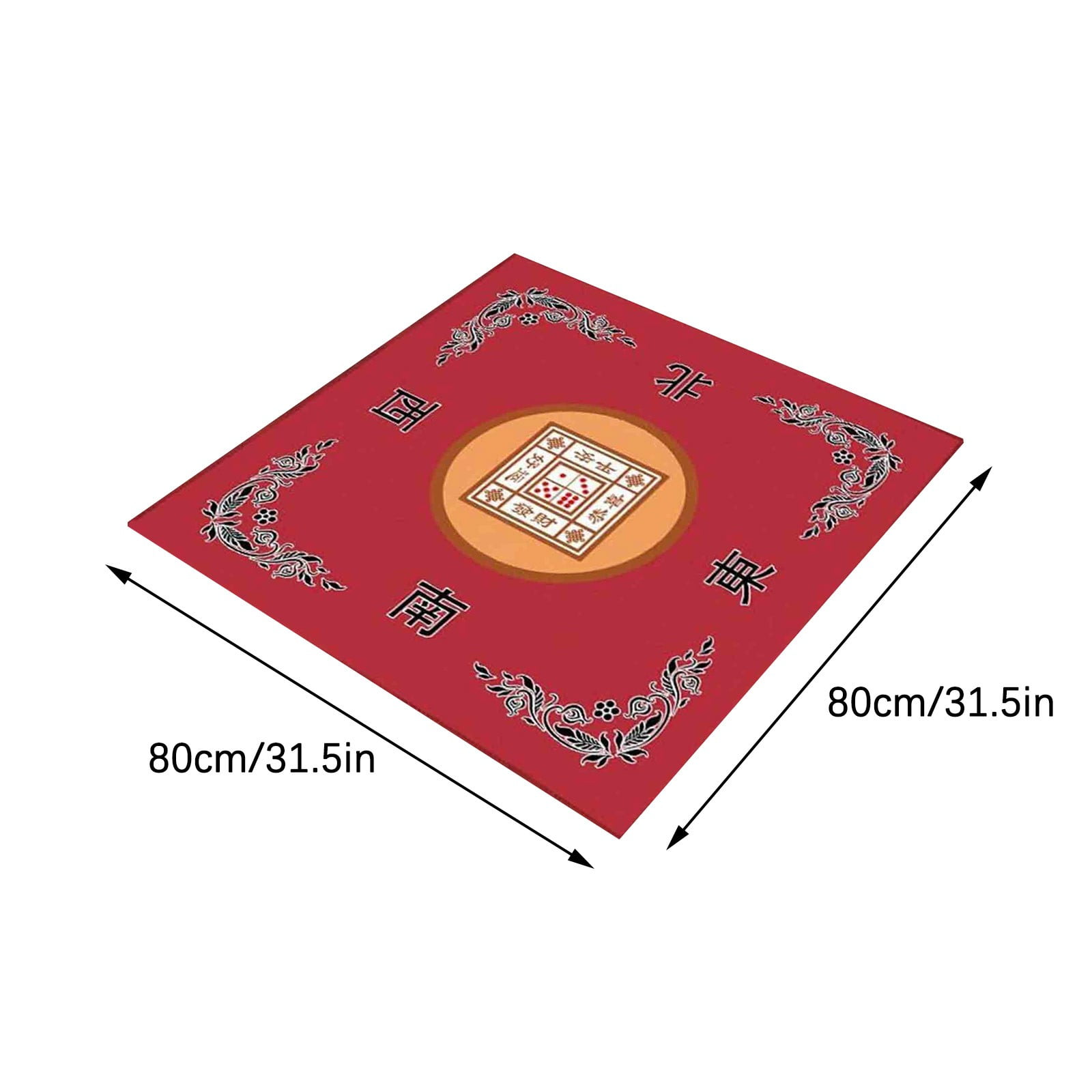 Mahjong Mat,Mahjong Game Table Mat,Green Rubber Anti-Slip Noise ...