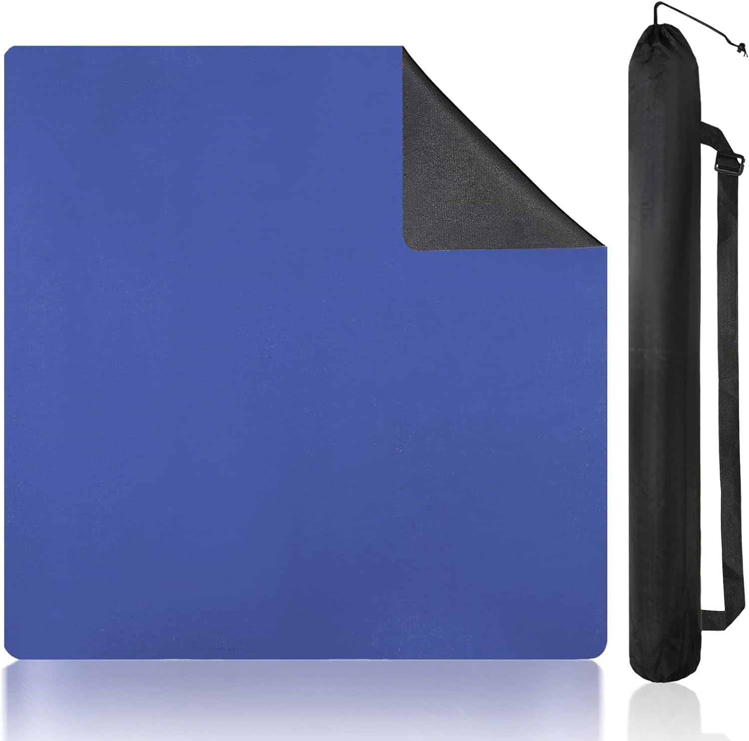 Mahjong Mat, Mahjong Table Mat with Black Carrying Bag, Rubber Anti ...