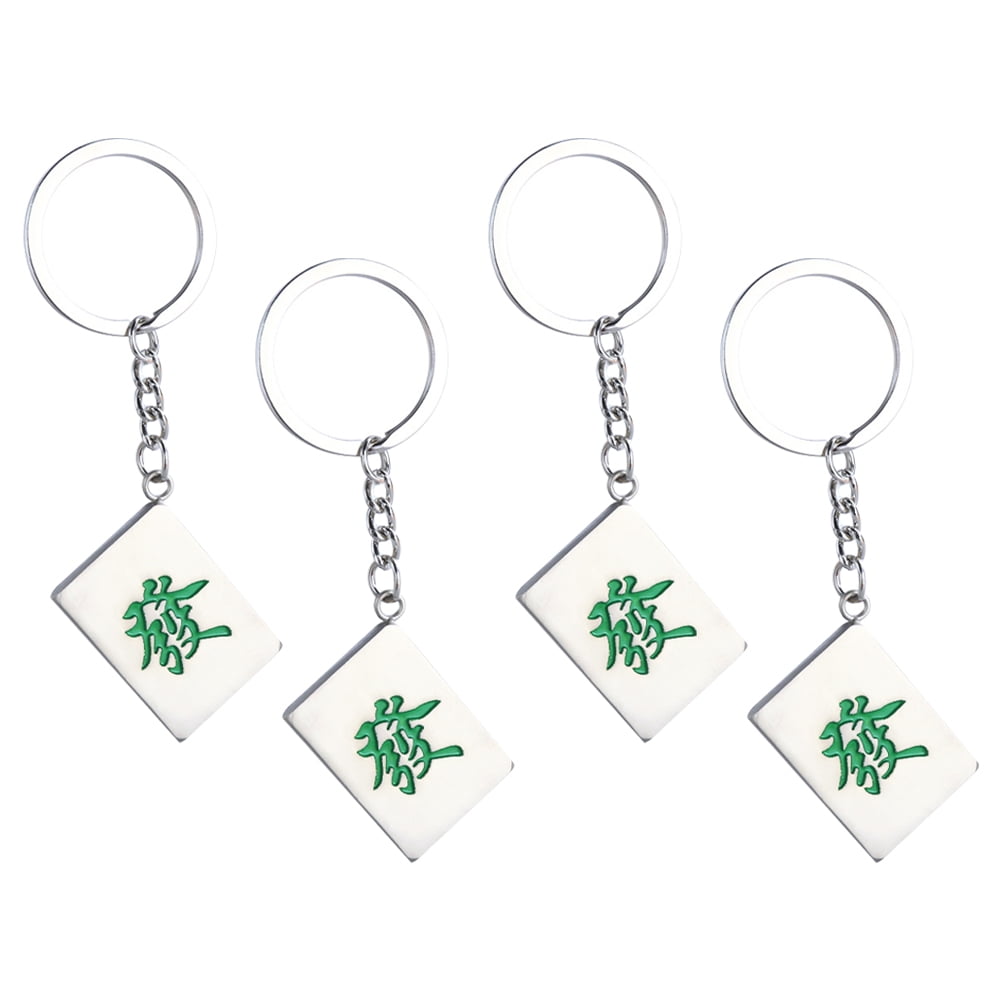 Mahjong Musical Instrument Pendant Hanging Adorn Key Chain Novelty Bags ...