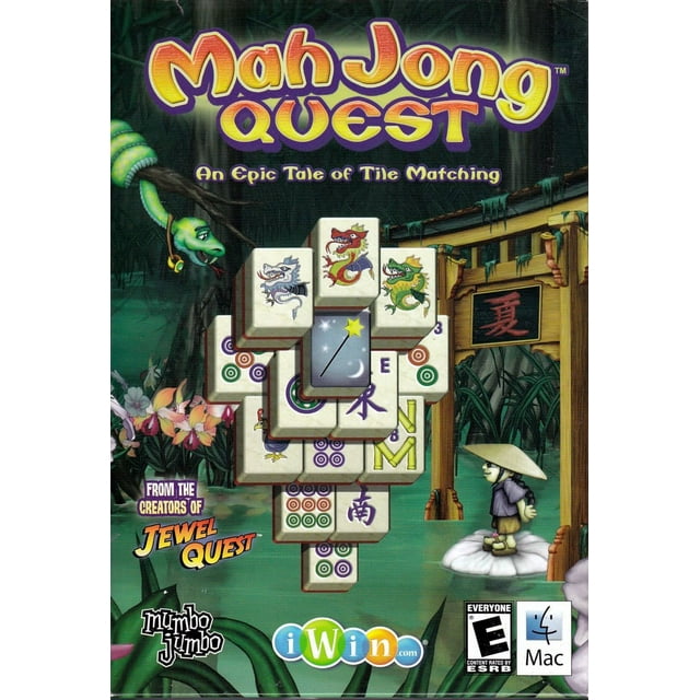 Mahjong Quest - Mah Jong for MAC CDRom - From the Creators of Jewel ...
