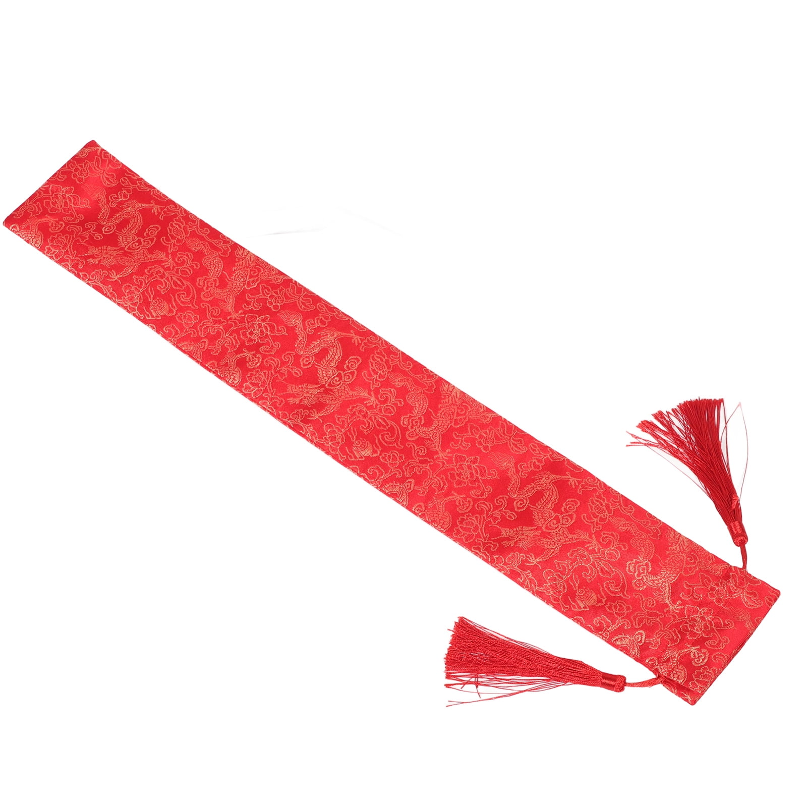 WHAMVOX Mahjong Rack Sleeve in Red Cloth for Protection with Drawstring ...