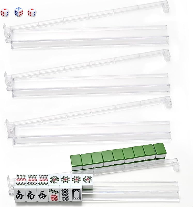 Mahjong Racks with Pushers, All-in-One Mahjong Tile Pushers and Racks ...