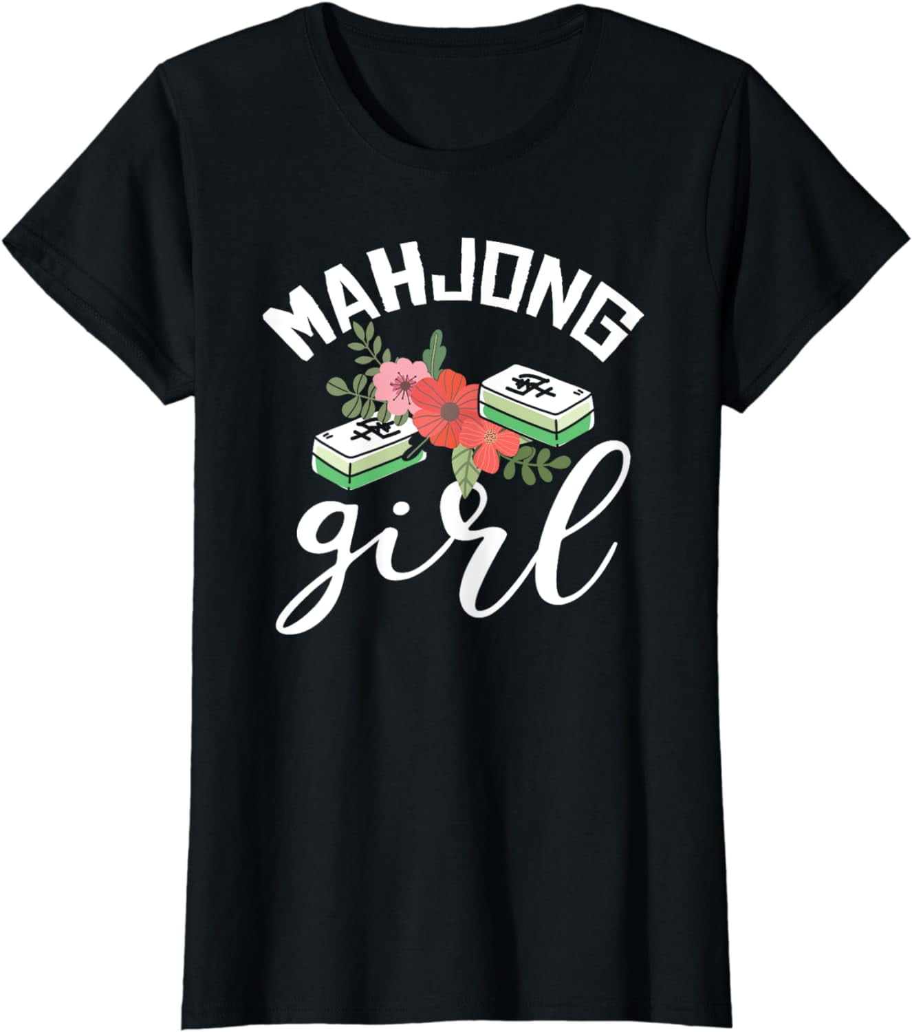 Mahjong Shirt Funny Mahjong Girl Game Mahjong Player T-Shirt - Walmart.com