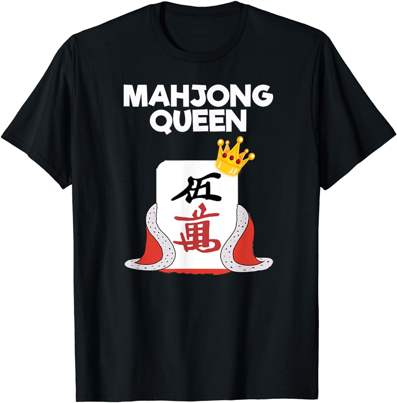Mahjong T-Shirt - Funny Mahjong Queen - Walmart.com