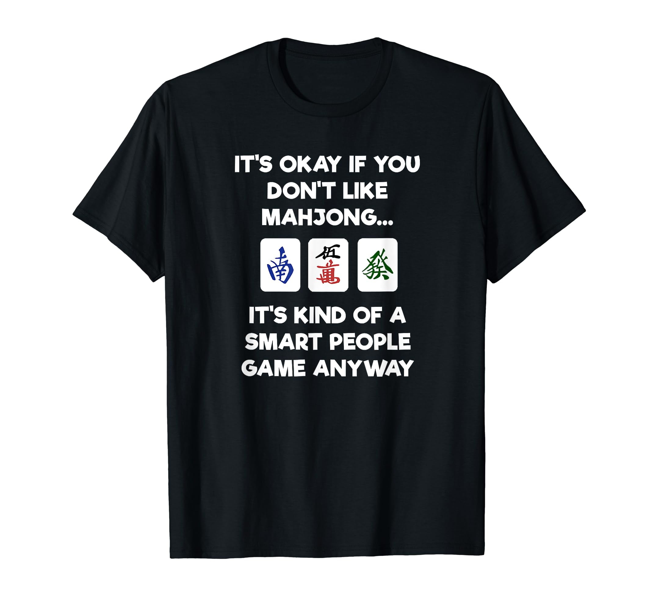 Mahjong T-Shirt - Funny Mahjong Smart People - Walmart.com