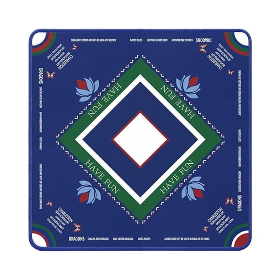 Mahjong Table Cover Mat, Non-Slip Felt Surface for American Mahjong ...