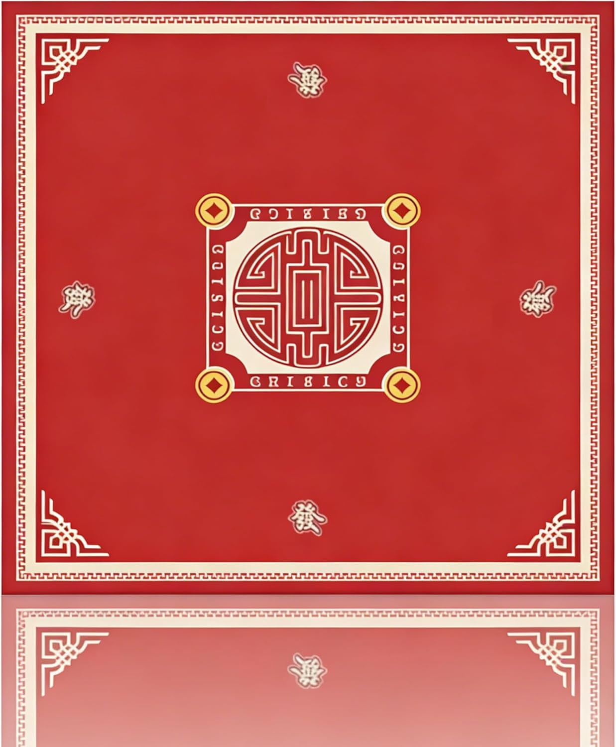 Mahjong Tablecloth, Traditional Chinese Style 80x80cm (31.5x31.5in ...