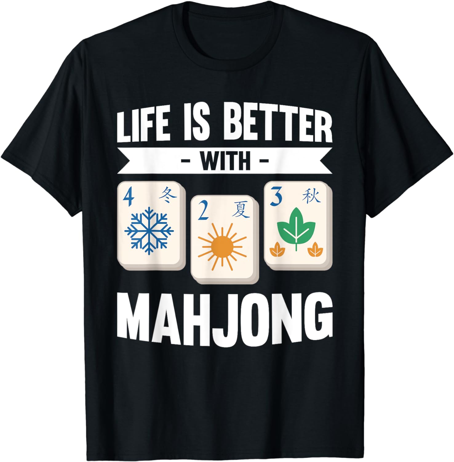 Mahjong Tile Collector Mahjong Strategy Mahjong Player T-Shirt ...