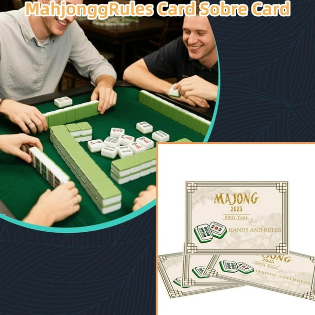 Mahjong Tile Set, Mahjong Cards Official Standard Hands And Rules ...