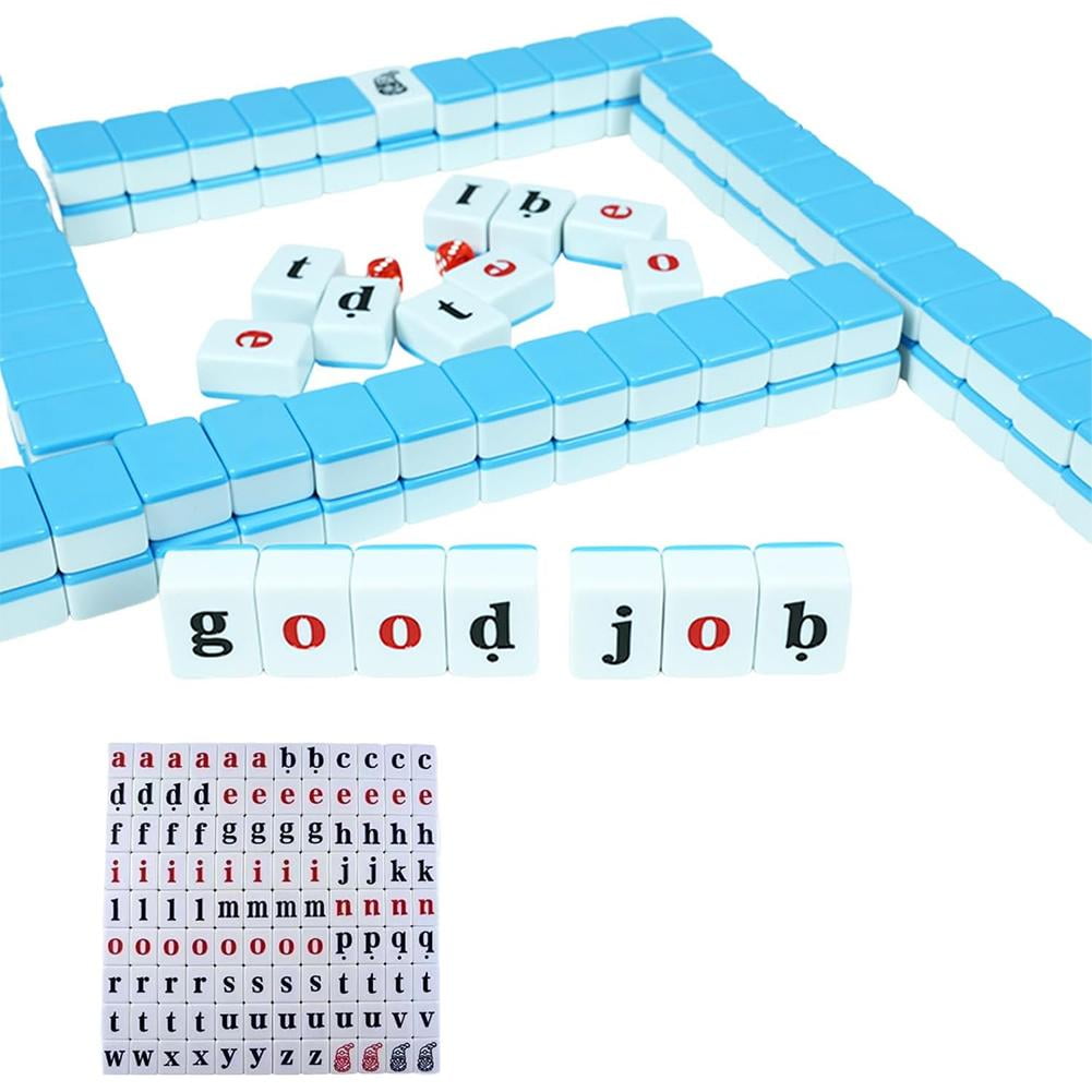 Mahjong Tiles,Mini English Letter Mahjong,Portable Mini Mahjong Game ...