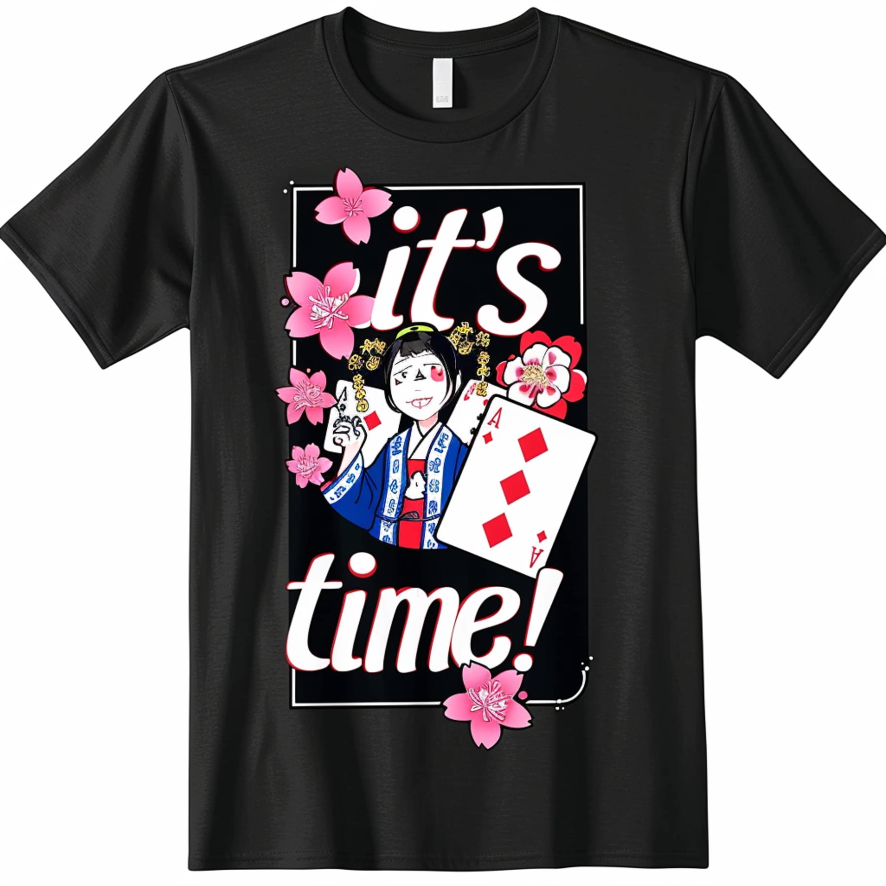 Mahjong Time Black T Shirt: Playful Chinese Mahjong Design for Festive ...