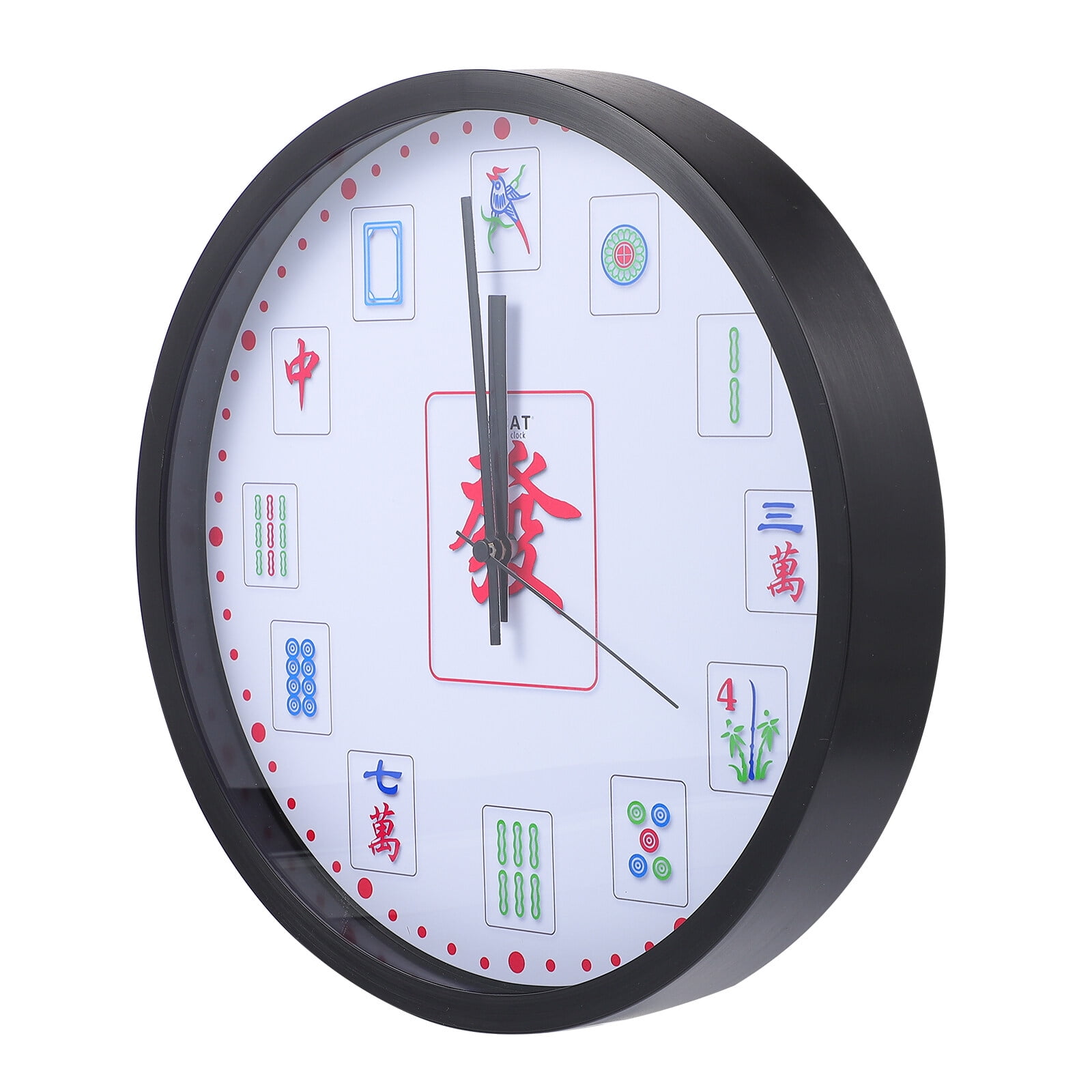 Mahjong Wall Clock Study Room Wall Clock Outdoor Wall Clock 24.5X24.5cm ...