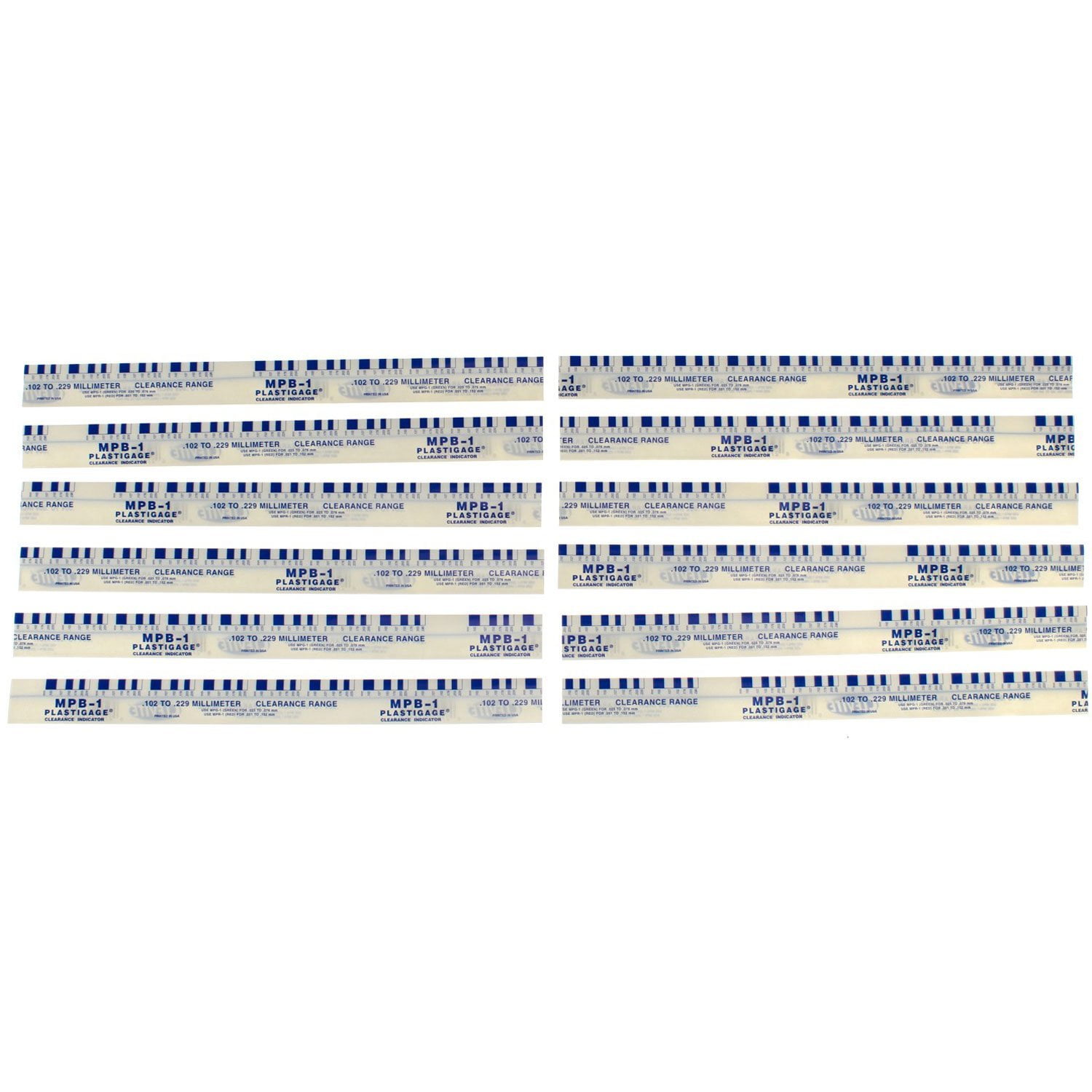 Mahle/ Clevite MPB-1 Plastigauge Blue 11 Inch Length Single - Walmart.com