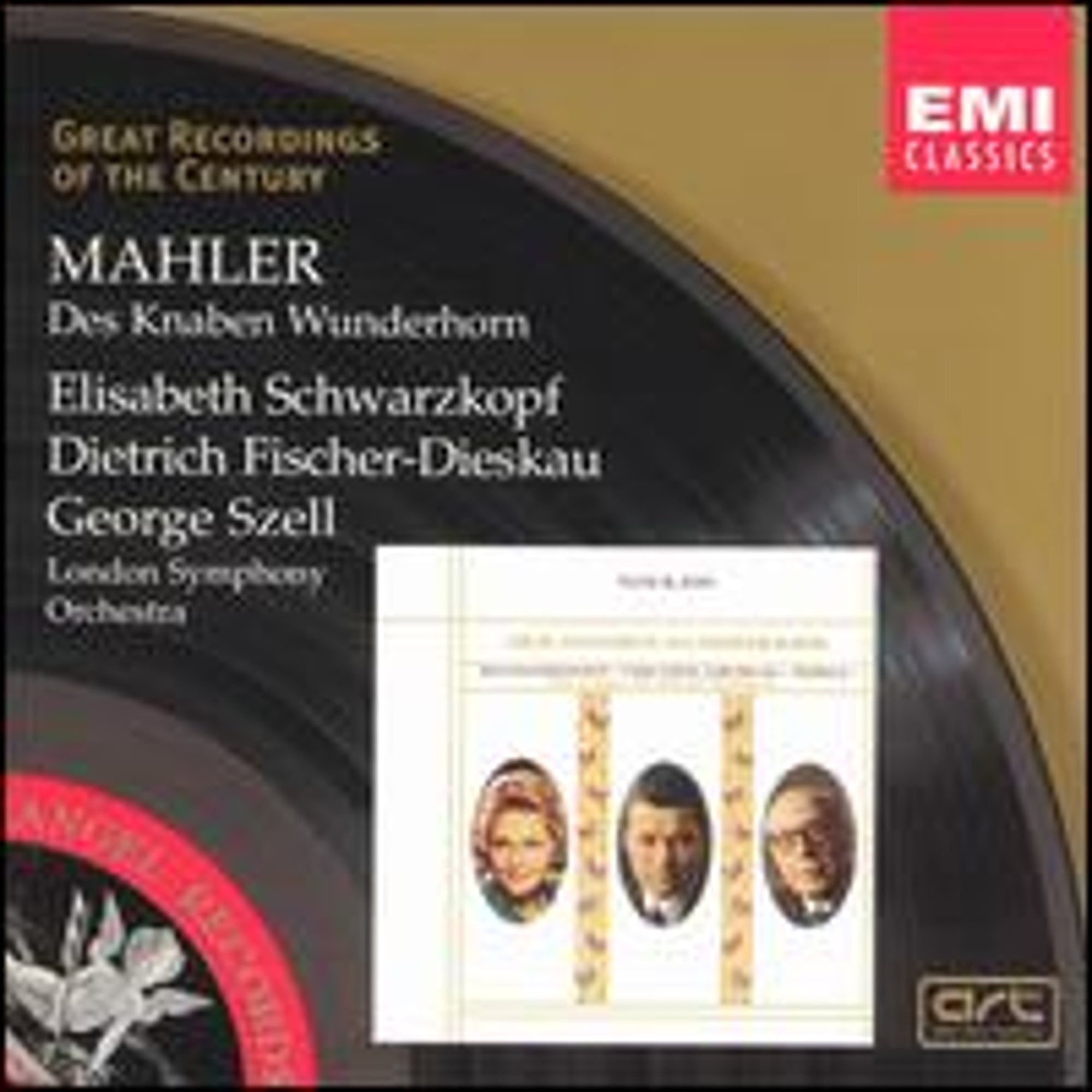 Mahler: Des Knaben Wunderhorn (CD) by Dietrich Fischer-Dieskau (baritone), Elisabeth Schwarzkopf ...