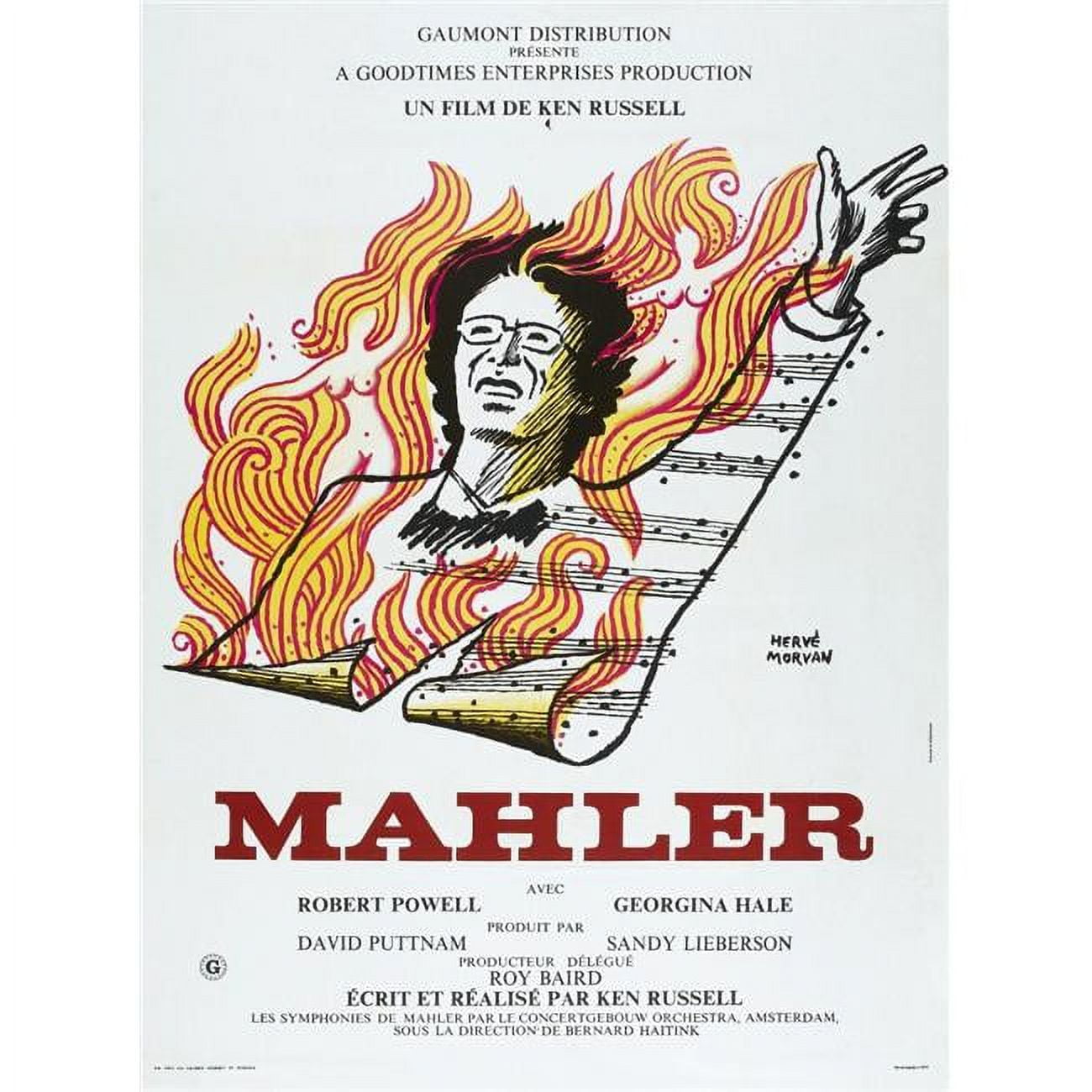 Mahler French Poster Robert Powell 1974 Movie Poster Masterprint (11 x ...