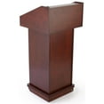 Mahogany Finish Lectern For Tabletop Or Free-Standing Use With Hidden ...