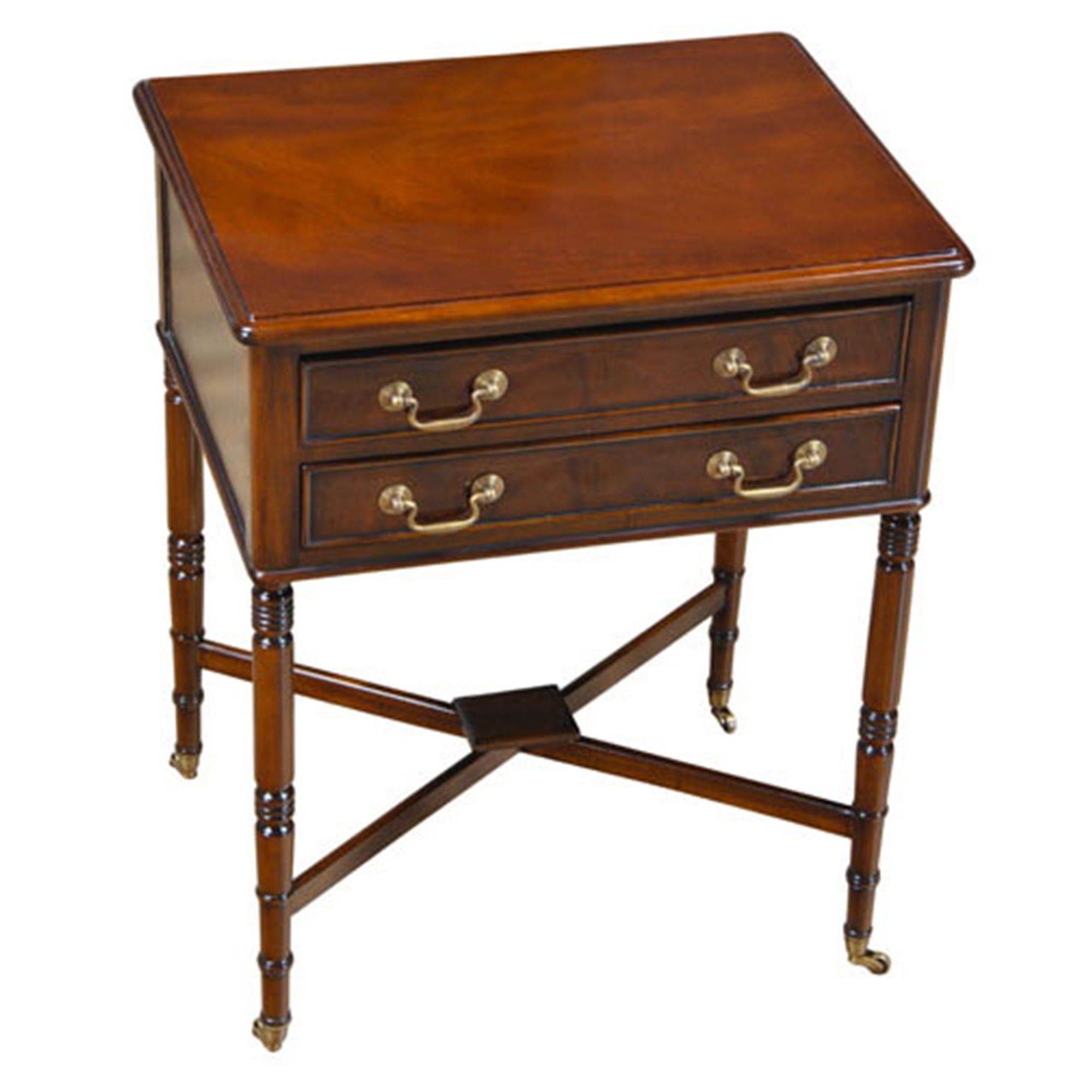 Mahogany Turned Leg Table - Walmart.com