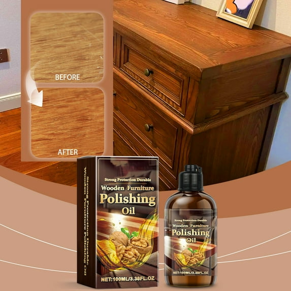 Mahogany Wood Furniture Polish Wax Paste with Beeswax and Natural Oils ...