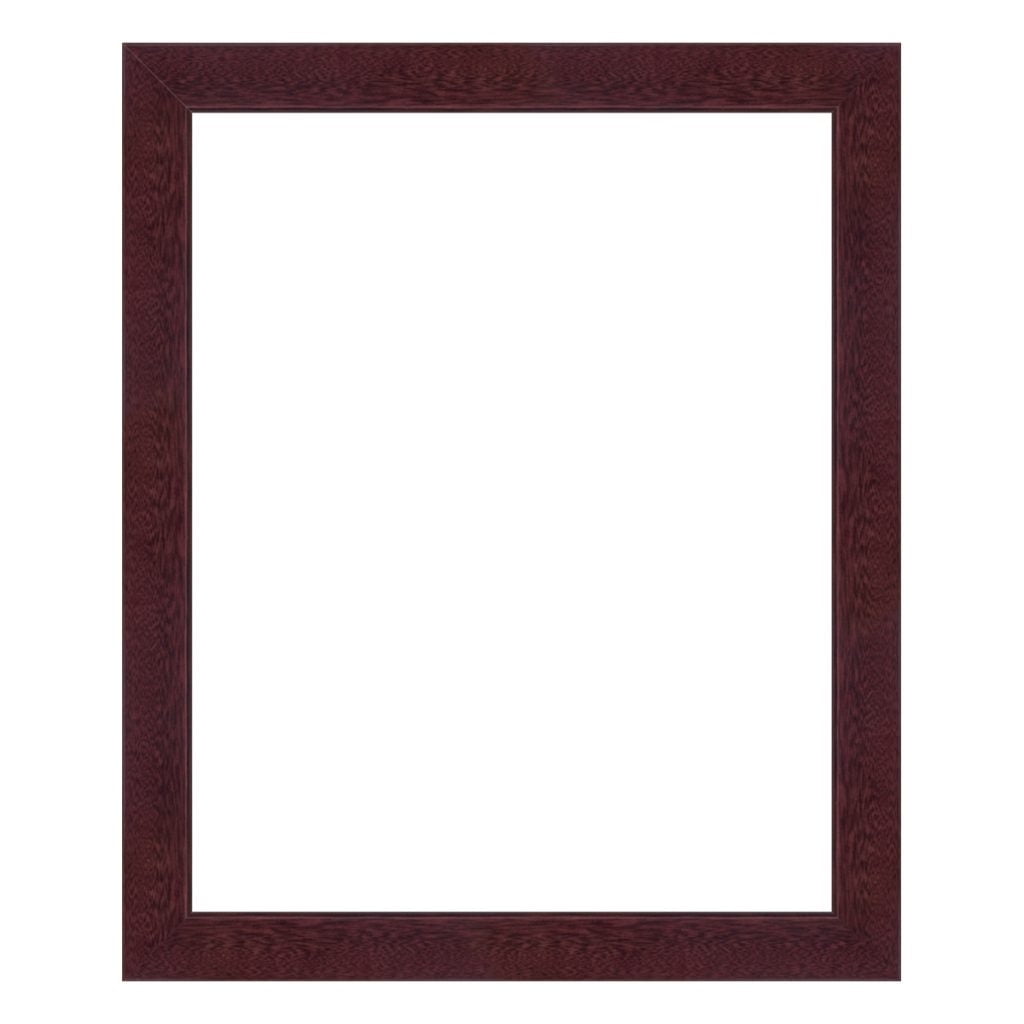 Mahogany Wood Picture Frame - Flat Modern Framing - Walmart.com