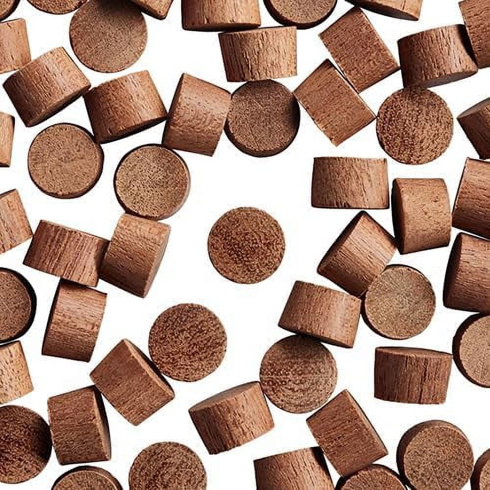 Mahogany Wood Plugs, End Grain, Woodworking Plugs, Can Be Sanded ...