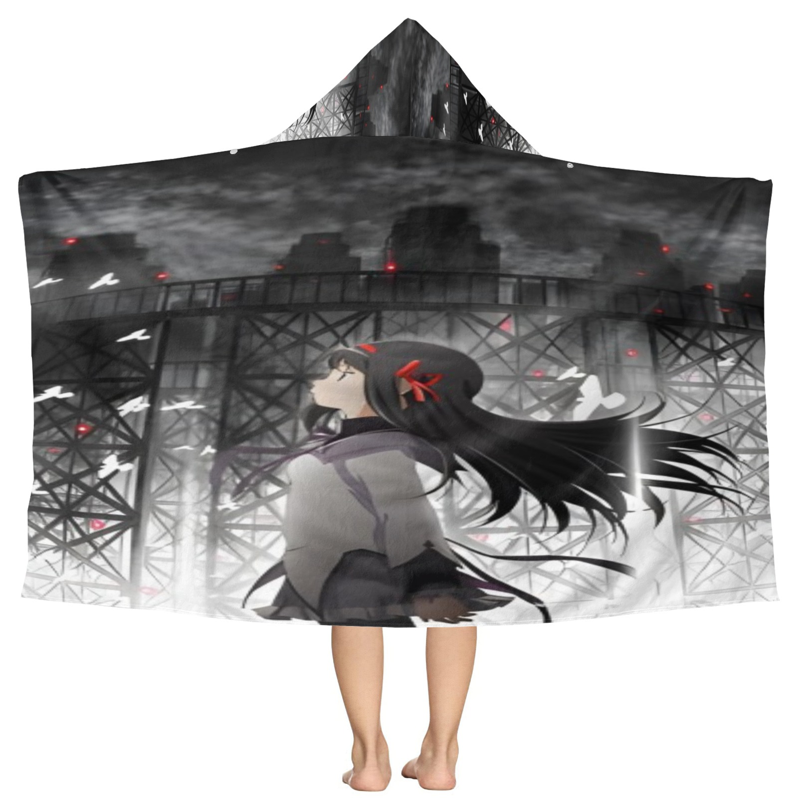 Mahou Shoujo Madoka☆Magica beach Cape Towel.Children's version 23.6x23 ...