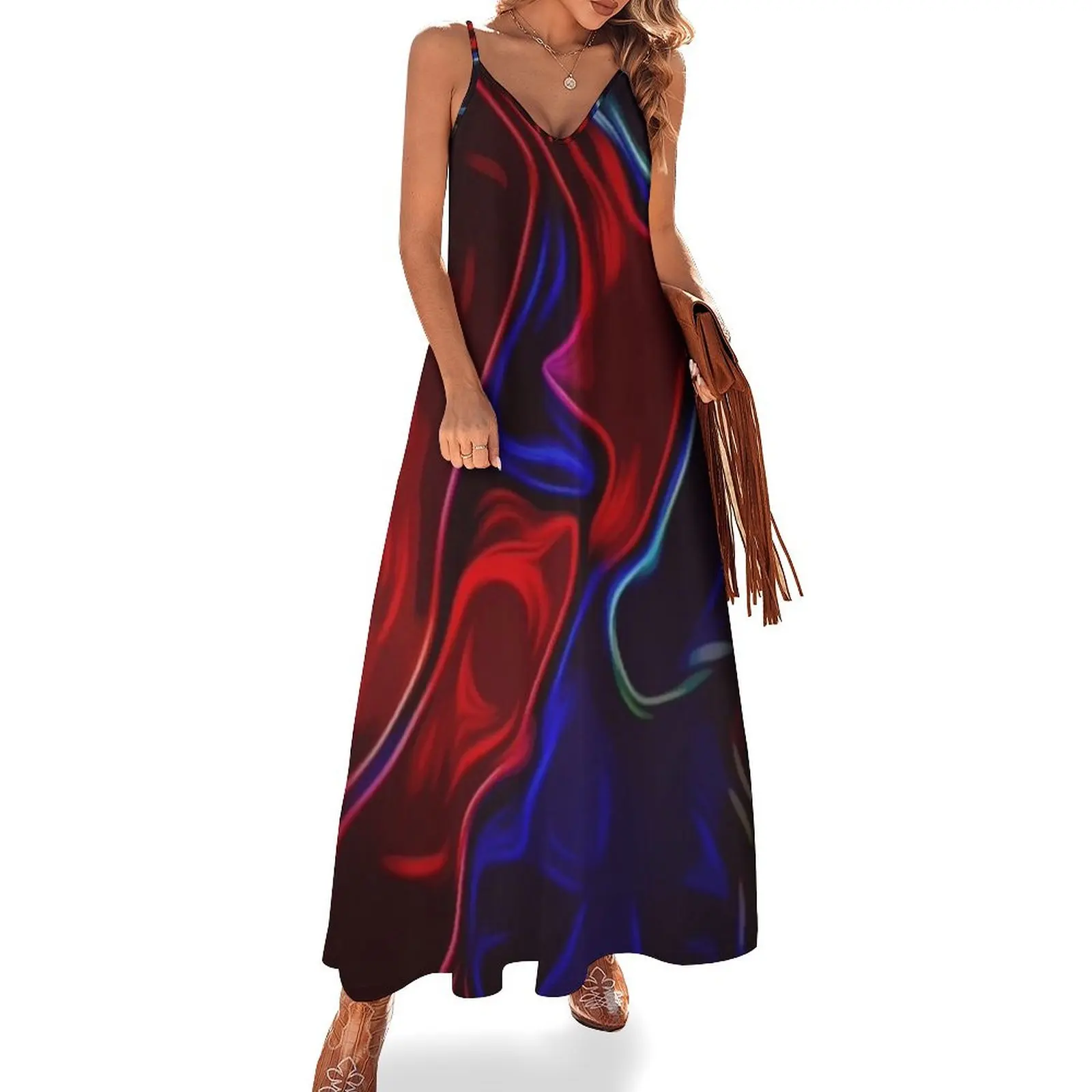 Mahuika - Fire Goddess Sleeveless Dress long dress women summer Female ...