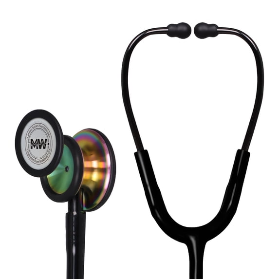 MaiWieel Classic Monitoring Stethoscope Professional Dual Head Rainbow ...