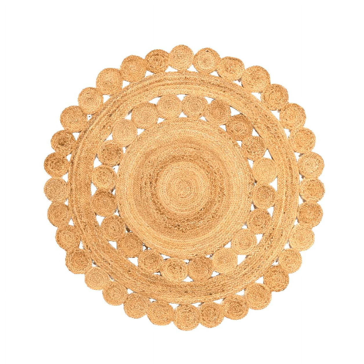 Maia Classic Circles Round Jute Rug - Walmart.com