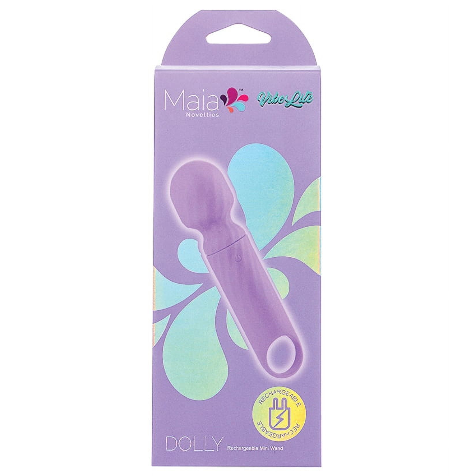 Maia Novelties Dolly Silicone Mini Personal Massage Wand Purple