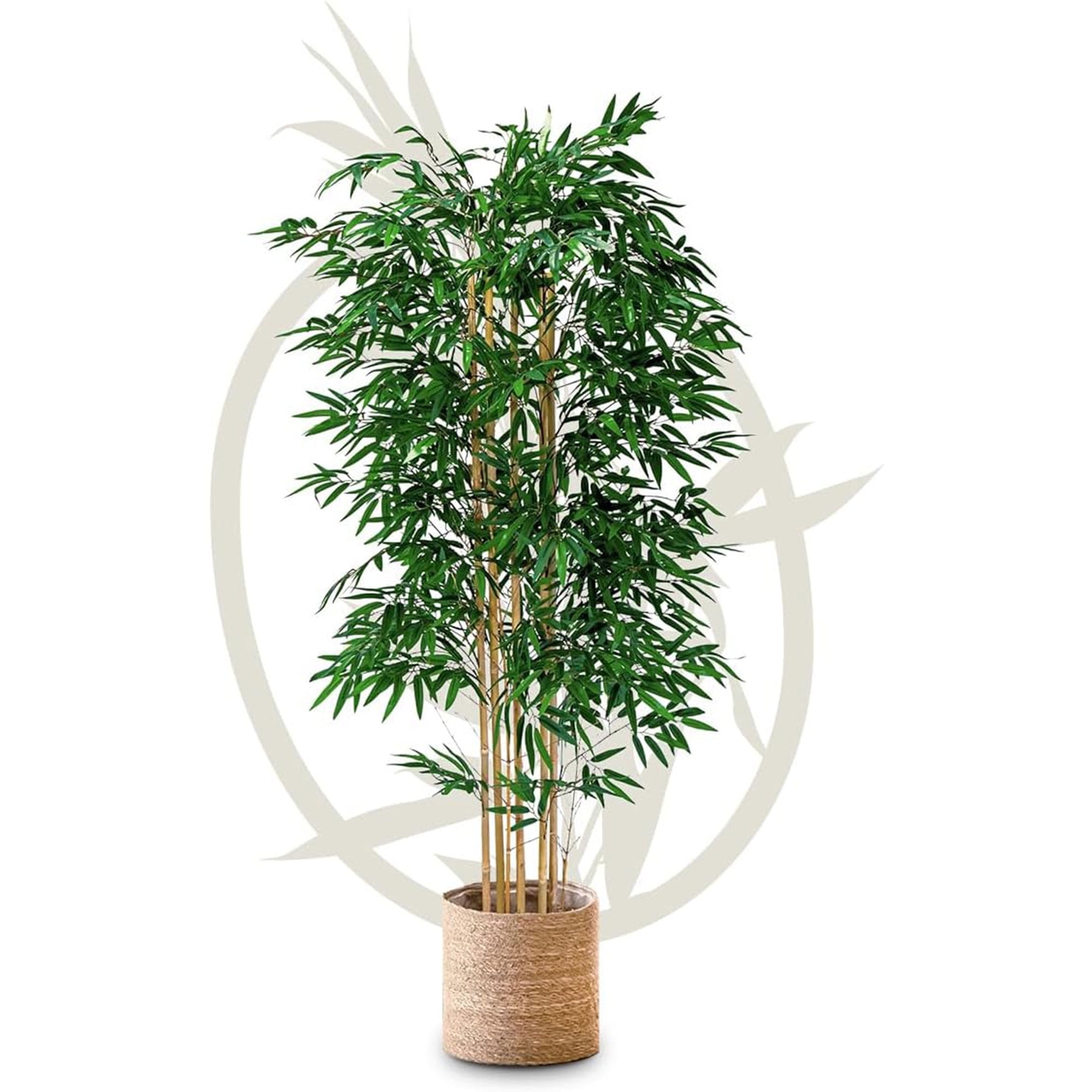 Maia Shop 6ft Artificial Bamboo Tree, Fake Plants for Home Decor ...