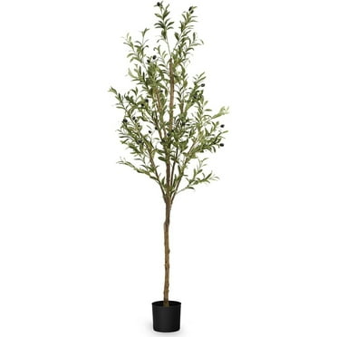 Maia Shop 6ft Artificial Olive Tree, Fake Plants for Home Decor ...