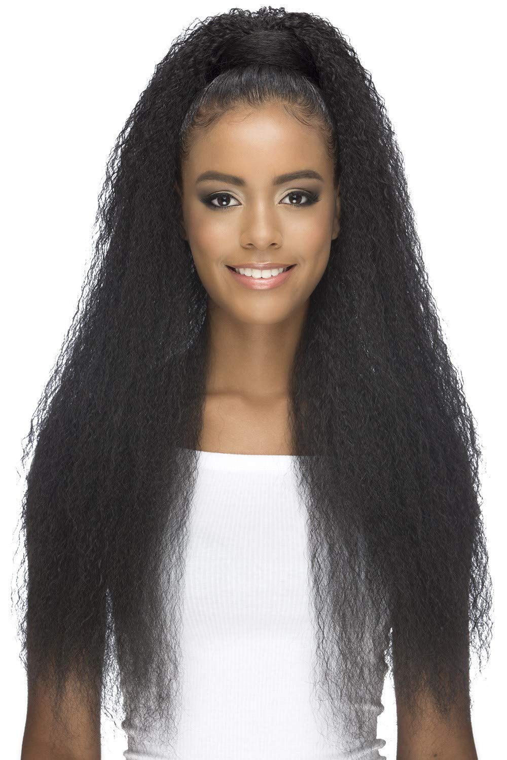 Maiar Pocket Bun Ponytail Color 1 - Vivica Fox Wigs 30" Long Layered ...