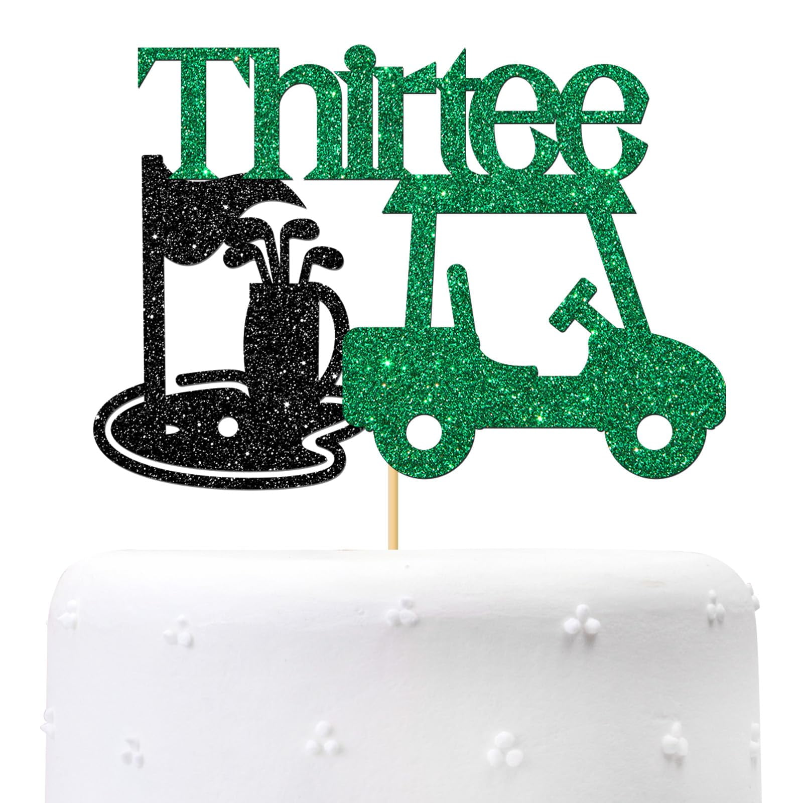 Maicaiffe Golf Thirtee SCH4 30th Birthday Cake Topper - Sport Theme ...