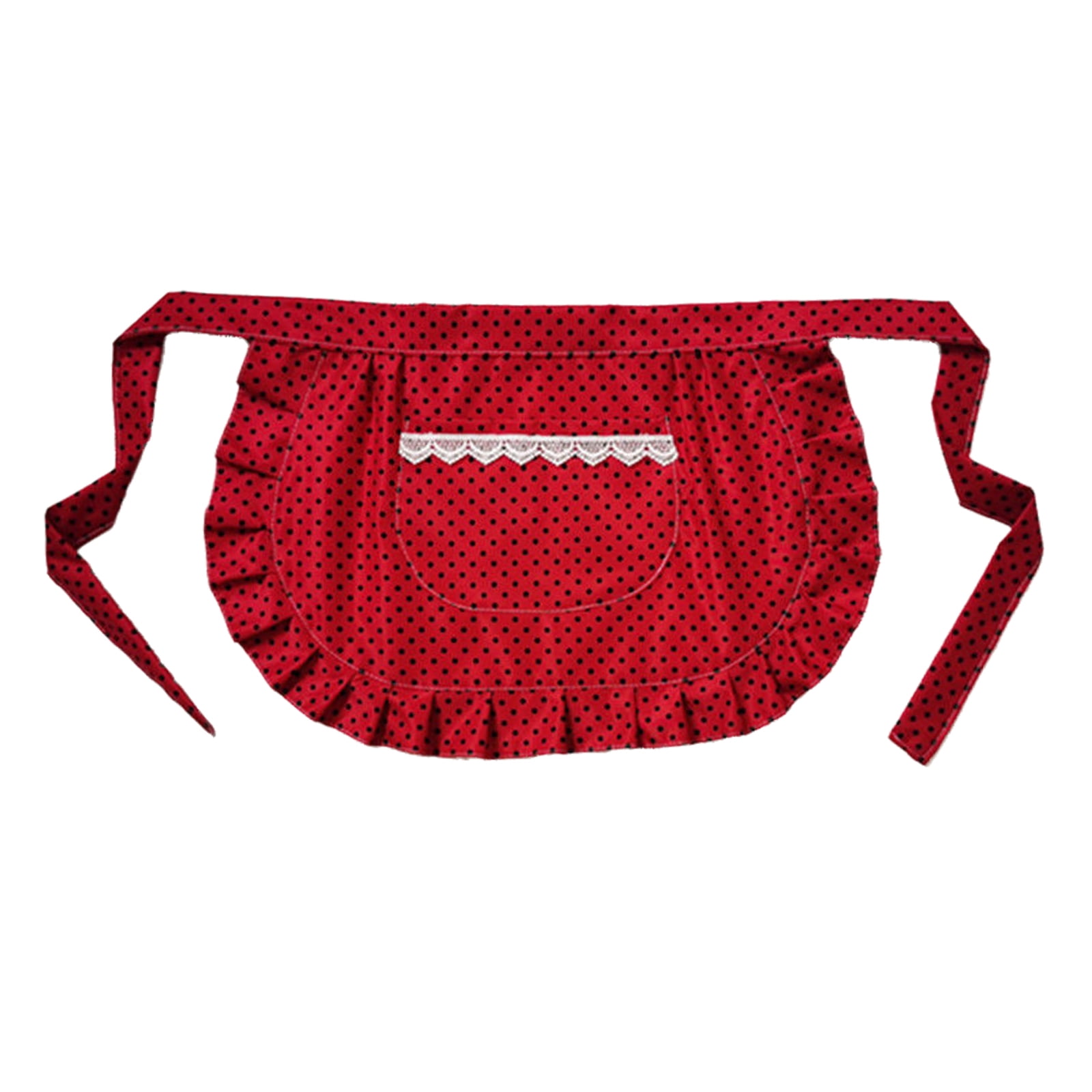 Maid Apron Ruffled Waist Apron Kitchen Cooking Apron Waitress Servant ...