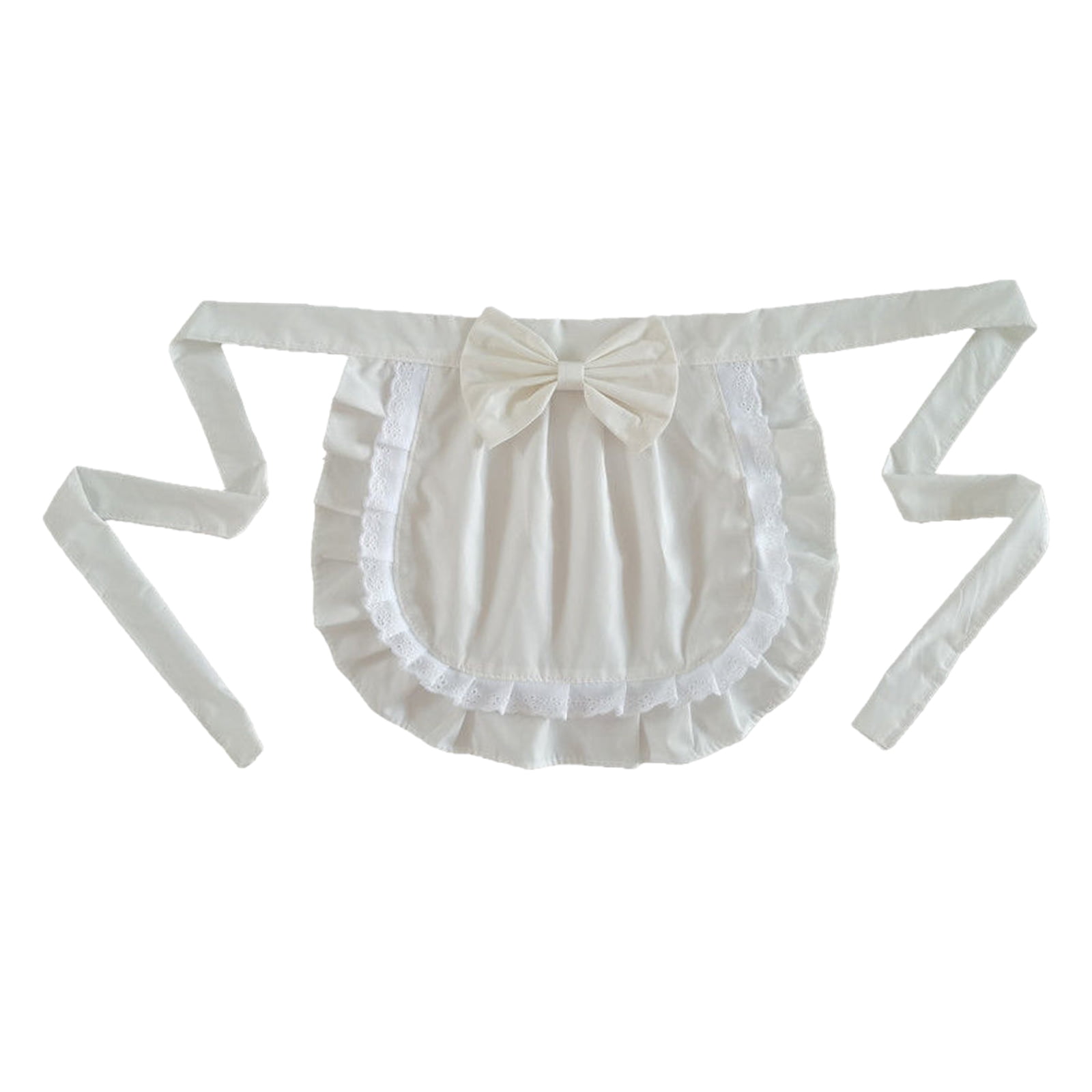 Maid Apron Ruffled Waist Apron Kitchen Cooking Apron Waitress Servant ...