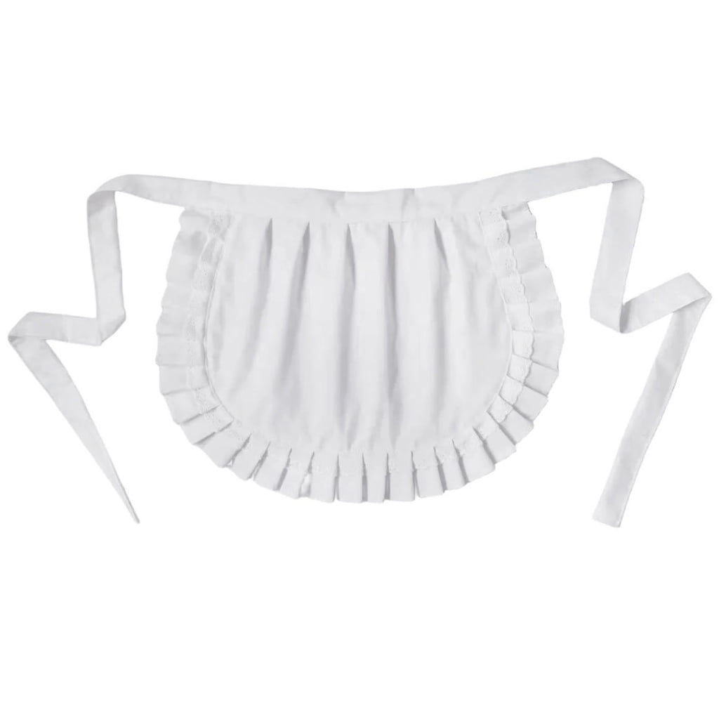 Maid Costume Half Apron Waitress Servant Costume Apron - Walmart.com