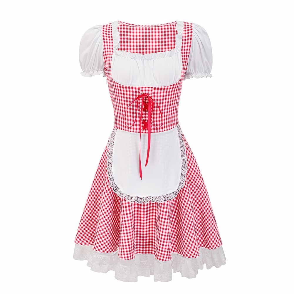 Maid Outfit Cos Maid Costume Bandeau Collar Casual Style ...