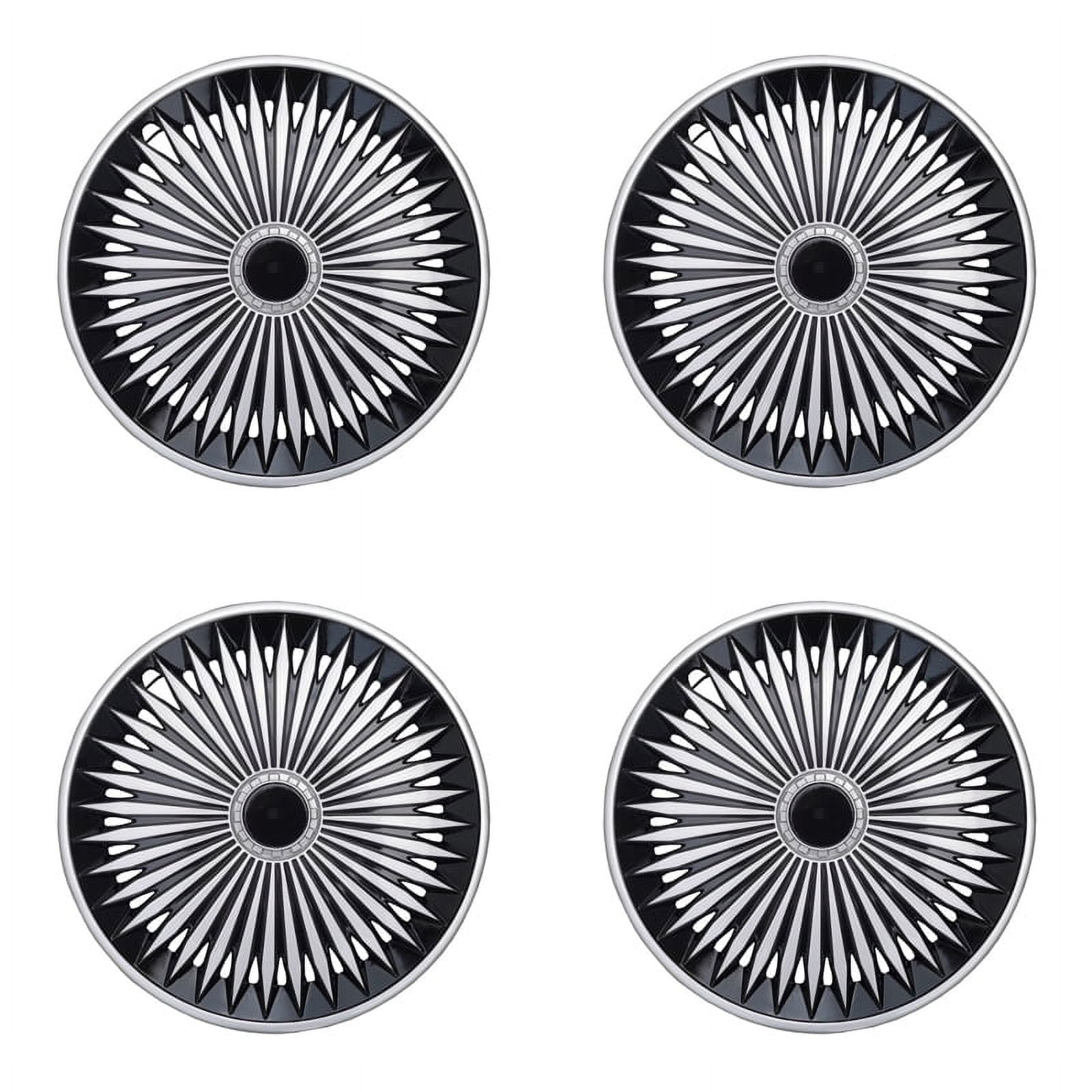 Maidao 12" Hubcaps Wheel Cover ABS Plastic Hub Caps Replacement Snap On ...