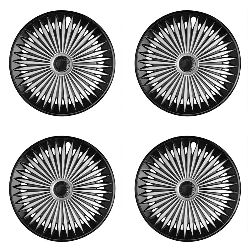 Maidao Hubcaps Wheel Covers Set of 4 ABS Plastic Snap On Hub Caps 14 ...