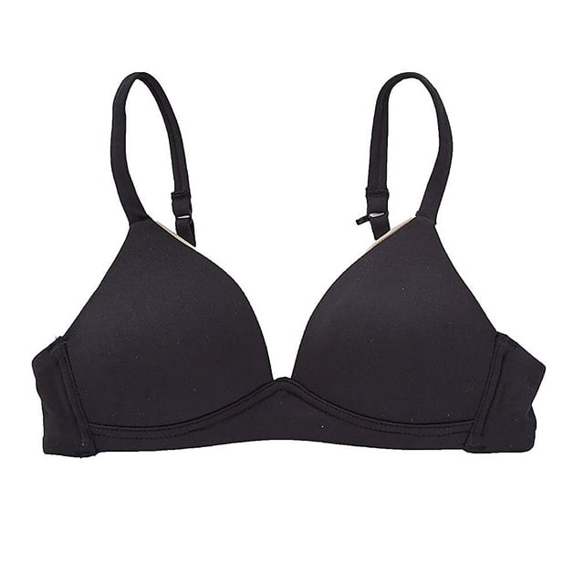 Maidenform Girls Comfort Devotion Wirefree Bra, 30A, Black - Walmart.com