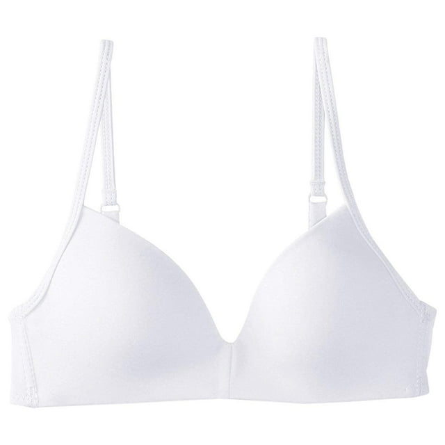 Maidenform Girls Molded Soft Cup Bra, 30A, White - Walmart.com